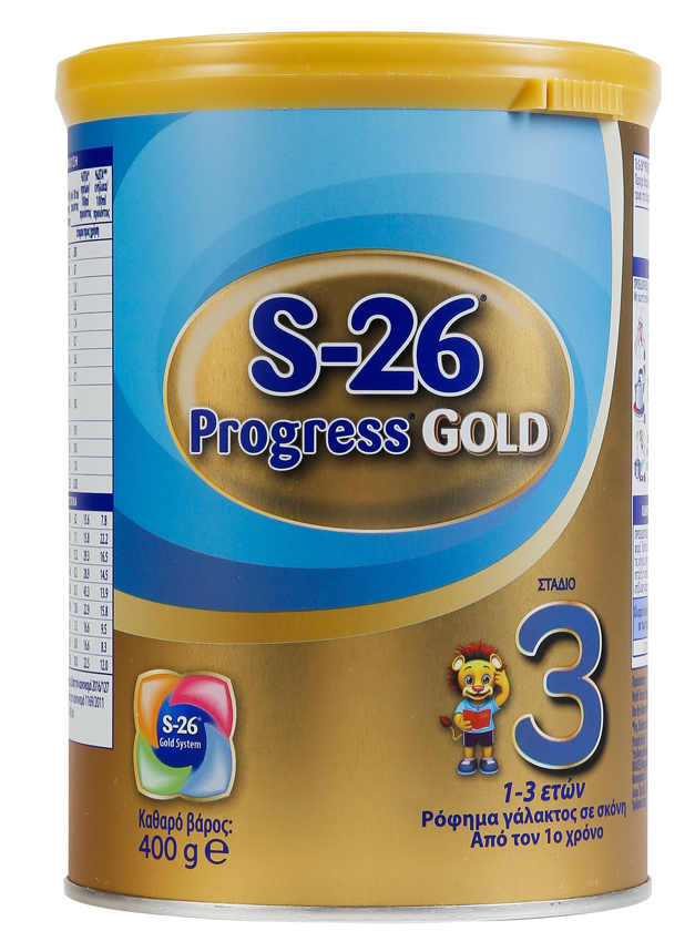 Wyeth S-26 Progress Gold 3 Γάλα σε Σκόνη 1-3 ετών 400gr | iNatural